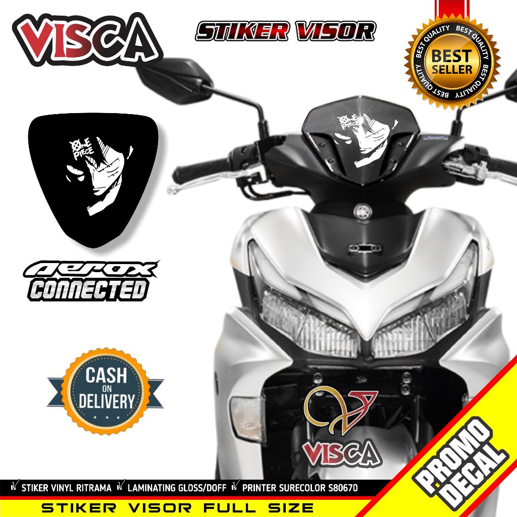 Jual Stiker Visor Aerox 155 New Stiker Motor Aerox Stiker Visor Aerox ...