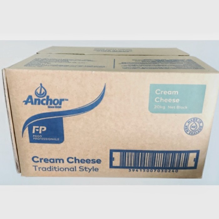 Jual Anchor Cream Cheese 20kg - Keju Cream Gosend/Grab Only!!! | Shopee ...