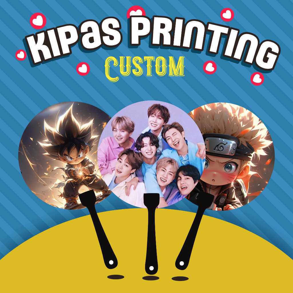 Jual Kipas Custom Design - Kipas Tangan - Kipas Souvenir - Kipas Caleg ...