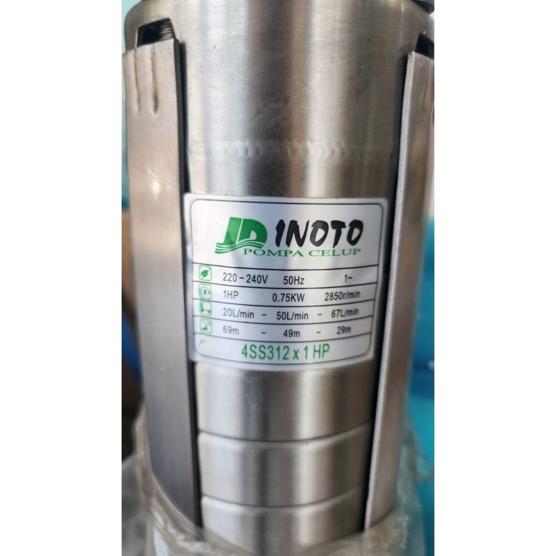 Jual Pompa Submersible Sible sibel Inoto 4in 4" 4 dim 4dim 4 in Pompa ...