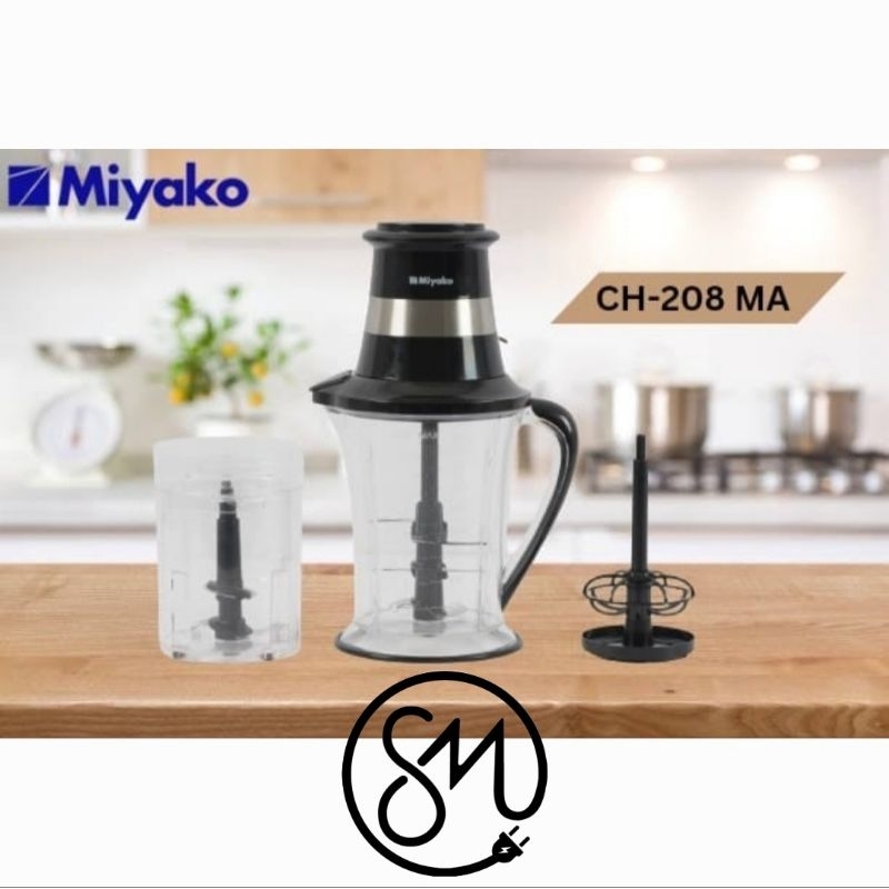 Jual Chopper Miyako CH-208 MA Penggiling Daging CH208MA 208MA 2 Liter ...
