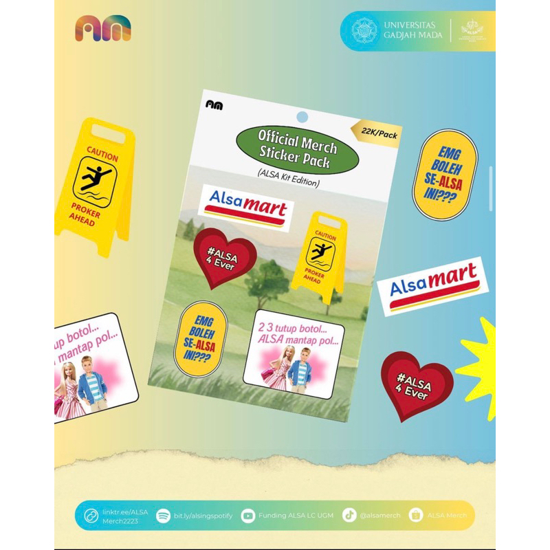 Jual ALSA Sticker Pack (Official Merch Collection) | Shopee Indonesia