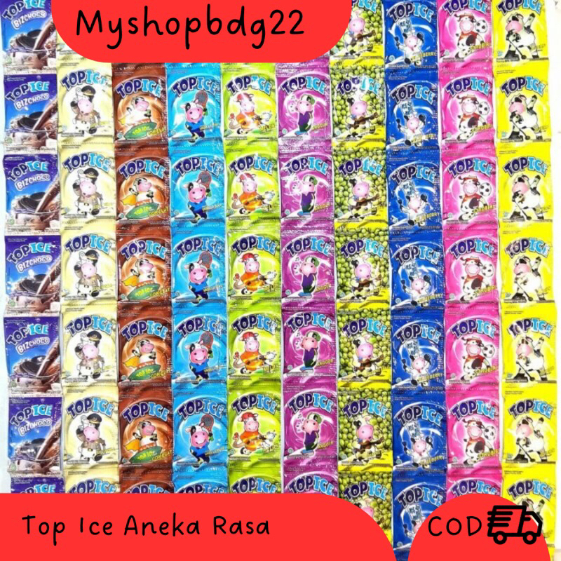 Jual Top Ice Minuman Serbuk Instant Kemasan Renceng isi 10 pcs | Shopee ...