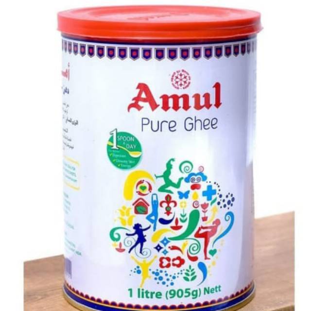 Jual MINYAK SAPI AMUL PURE GHEE 1 LITER ORI INDIA EXPIRED LAMA | Shopee ...
