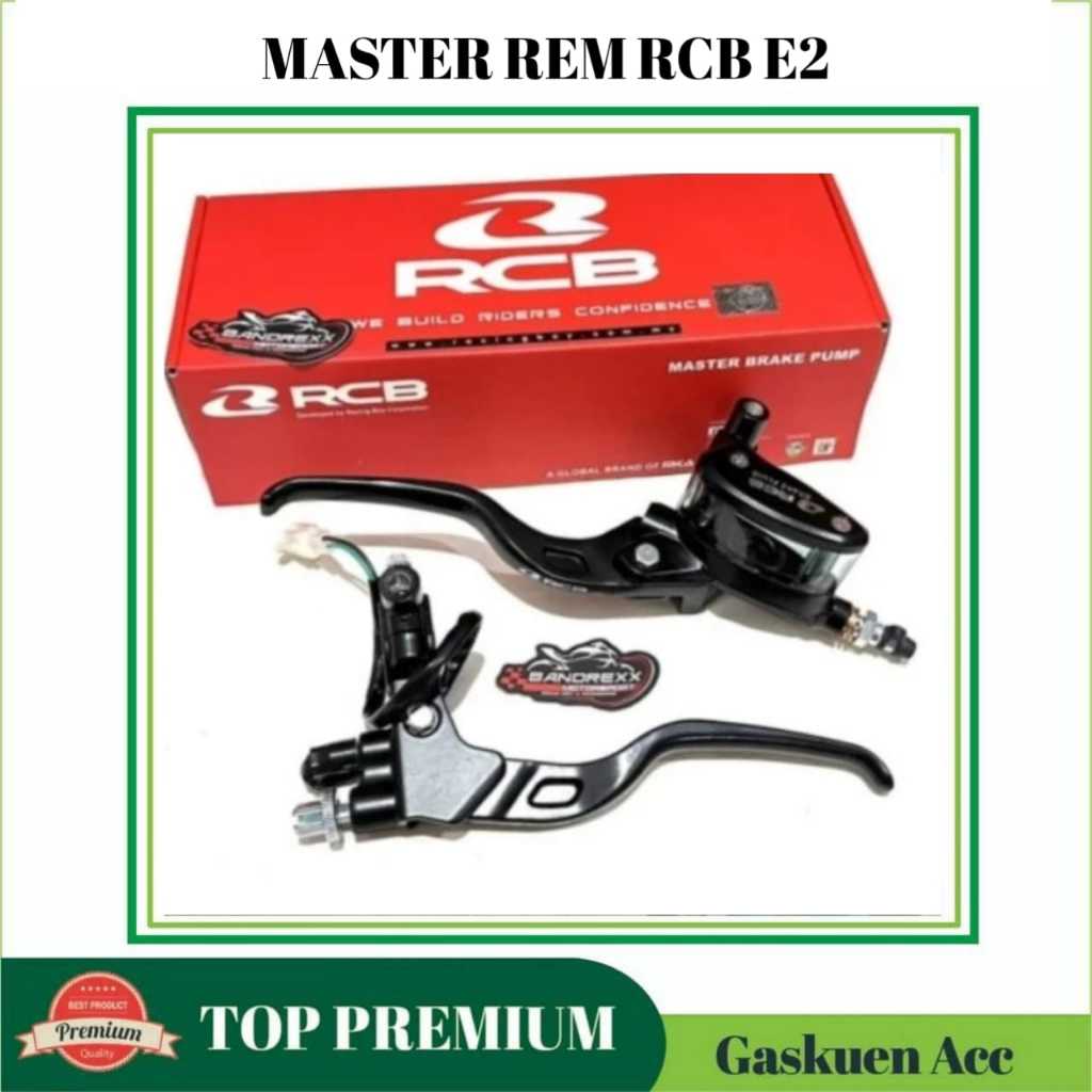 Jual Master Rem RCB E2 14mm Oval Set Kanan Kiri Vario 125 150 Aerox ...