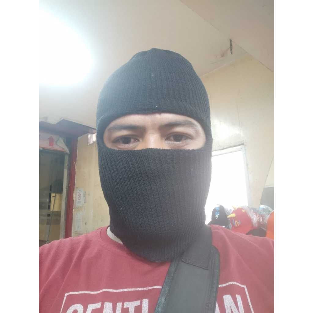 Jual Kupluk Sebo Lubang 1 Bahan Tebal Rajut Kupluk Ninja Pria Dan ...