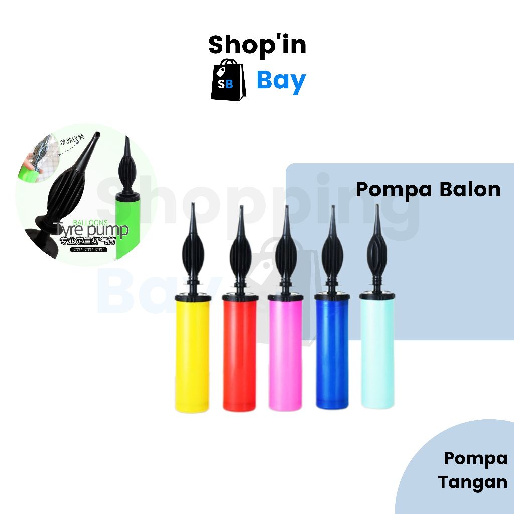 Jual Pompa Balon Tangan / Manual Hand Pump ukuran 28 x 5 cm | Shopee ...