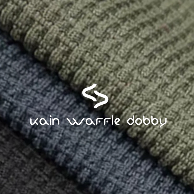 Jual Terupdate Bahan Kain Waffle Dobby / Wafle Dobby - Bahan Kemeja ...