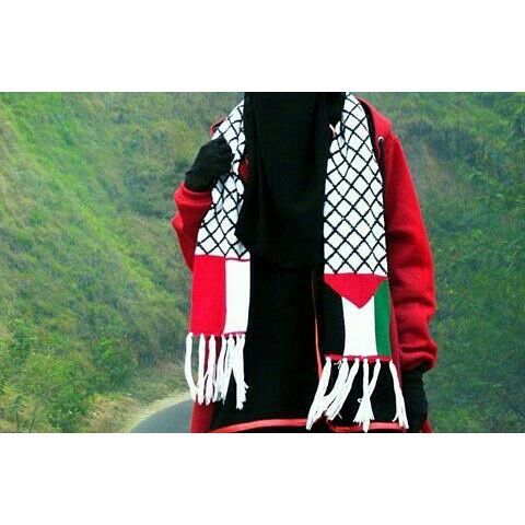 Jual syal palestine bahan premium Al - Aqsa syal rajut komputer ...