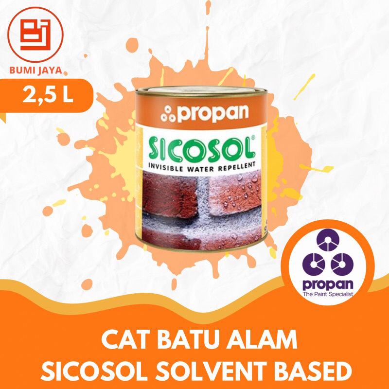 Jual cat batu alam propan sicosol solvent based 2.5ltr | Shopee Indonesia