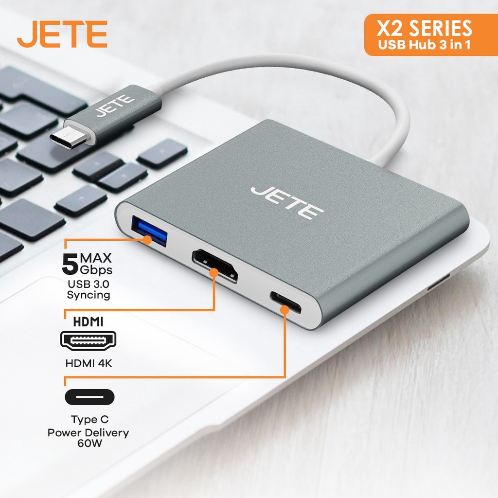 Jual JETE USB HUB - USB Converter High Definition Interface Port USB 3 ...