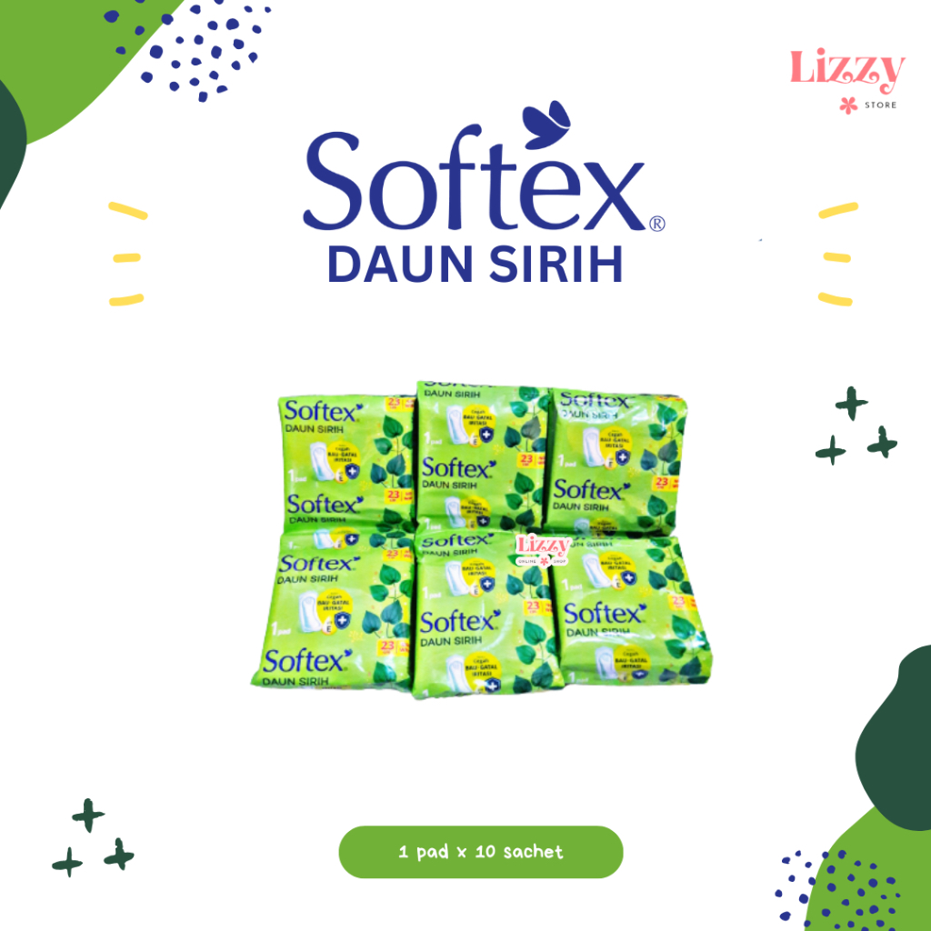 Jual Softex Daun Sirih Pembalut 23cm 1 Pad x 10 Sachet Kemasan Baru ...