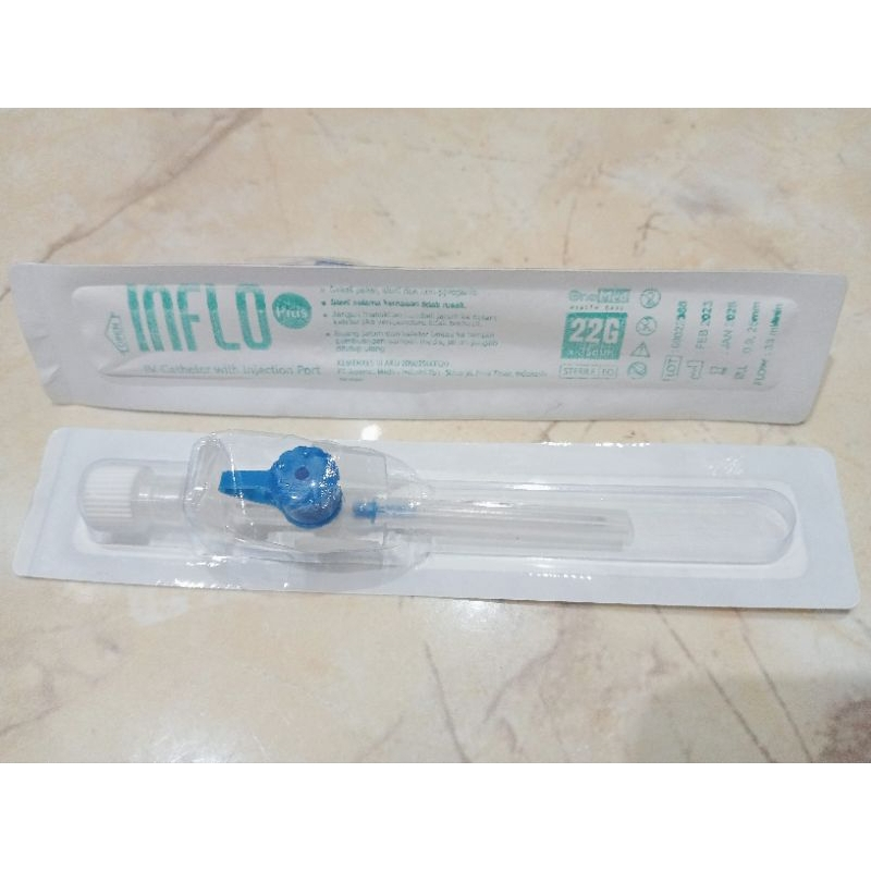 Jual Jarum Infus Inflo IV Catheter Plus Abbocath Abocath 18G 20G 22G ...