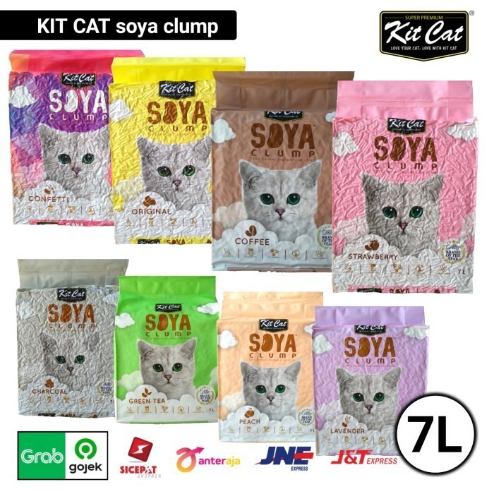 Jual Pasir Kucing Kit Cat Tofu Soya Clump 7Liter | Shopee Indonesia