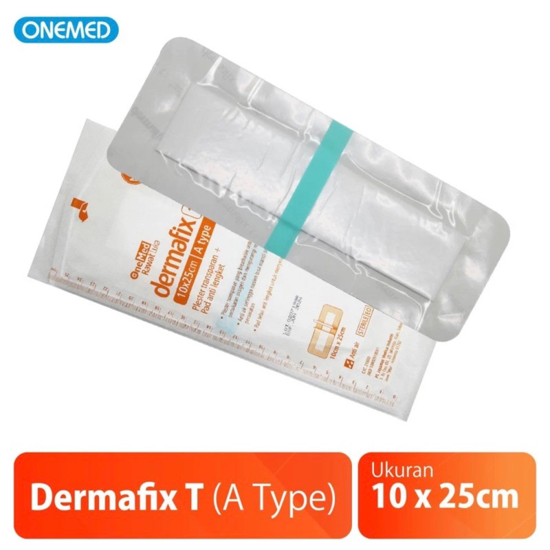 Jual Dermatix T 10X25 CM Onemed Plester Transparan Anti Air | Shopee ...