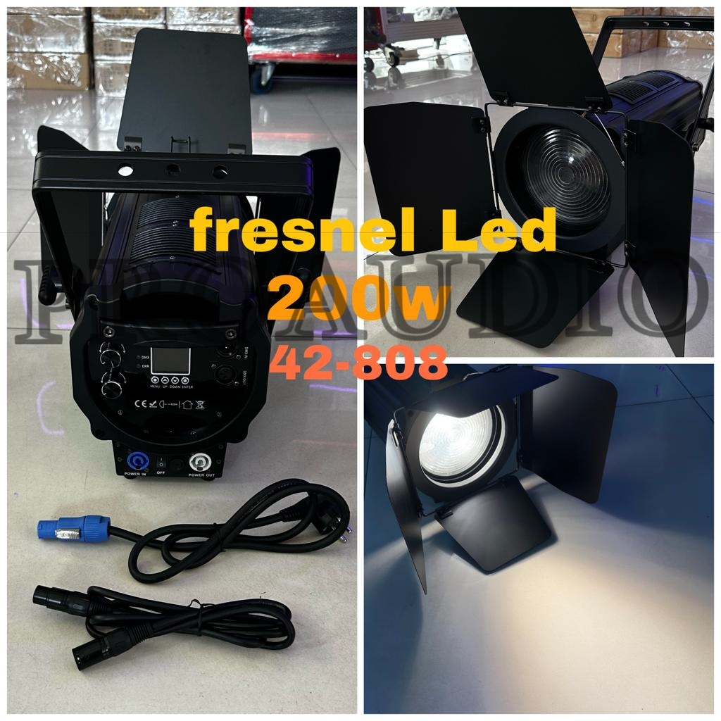 Jual Lampu Fresnel LED 200 Watt 200W Warm White S Series 42 - 808 COB ...