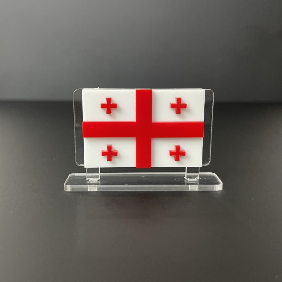 Jual Bendera Meja Negara Georgia Bendera Georgia Timbul MURAH | Shopee ...