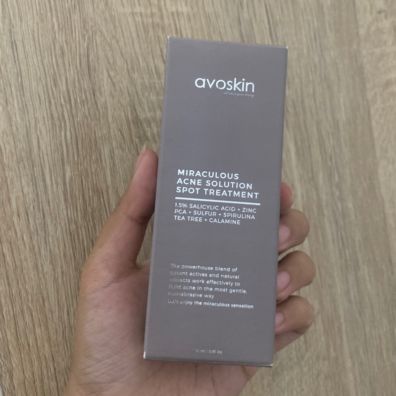 Jual [NEW] Avoskin Miraculous Acne Solution Spot Treatment | Shopee ...