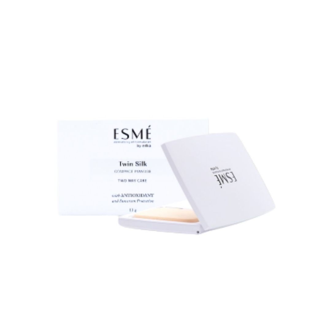 Jual ERHA ESME Twin Silk Compact Powder Translucent 13 gr - Bedak Padat ...