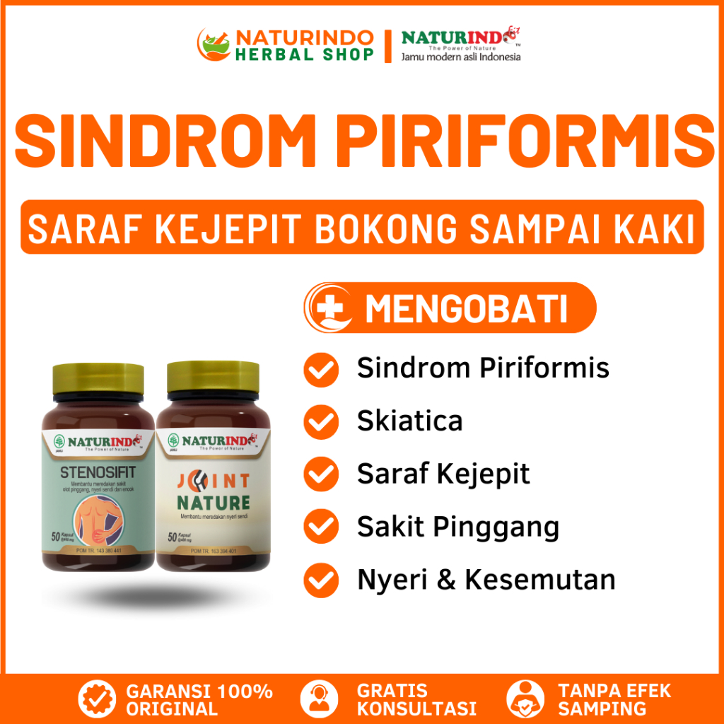 Jual Obat Sindrom Piriformis Sakit Bokong Sampai Kaki Saraf Kejepit ...