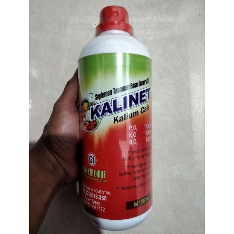 Jual Kalinet 1 Liter Pupuk Kalium Cair Pembuahan Tanaman Pemanis Buah ...