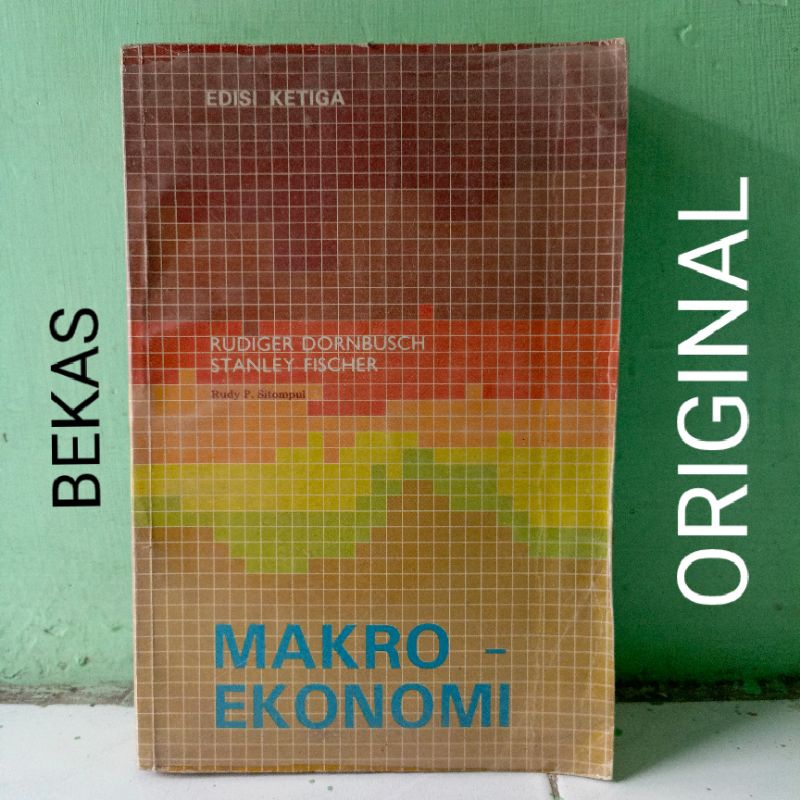 Jual Buku Makro Ekonomi Macroeconomics Edisi 3 Ketiga Penerbit Erlangga - Rudiger Dornbusch dan ...