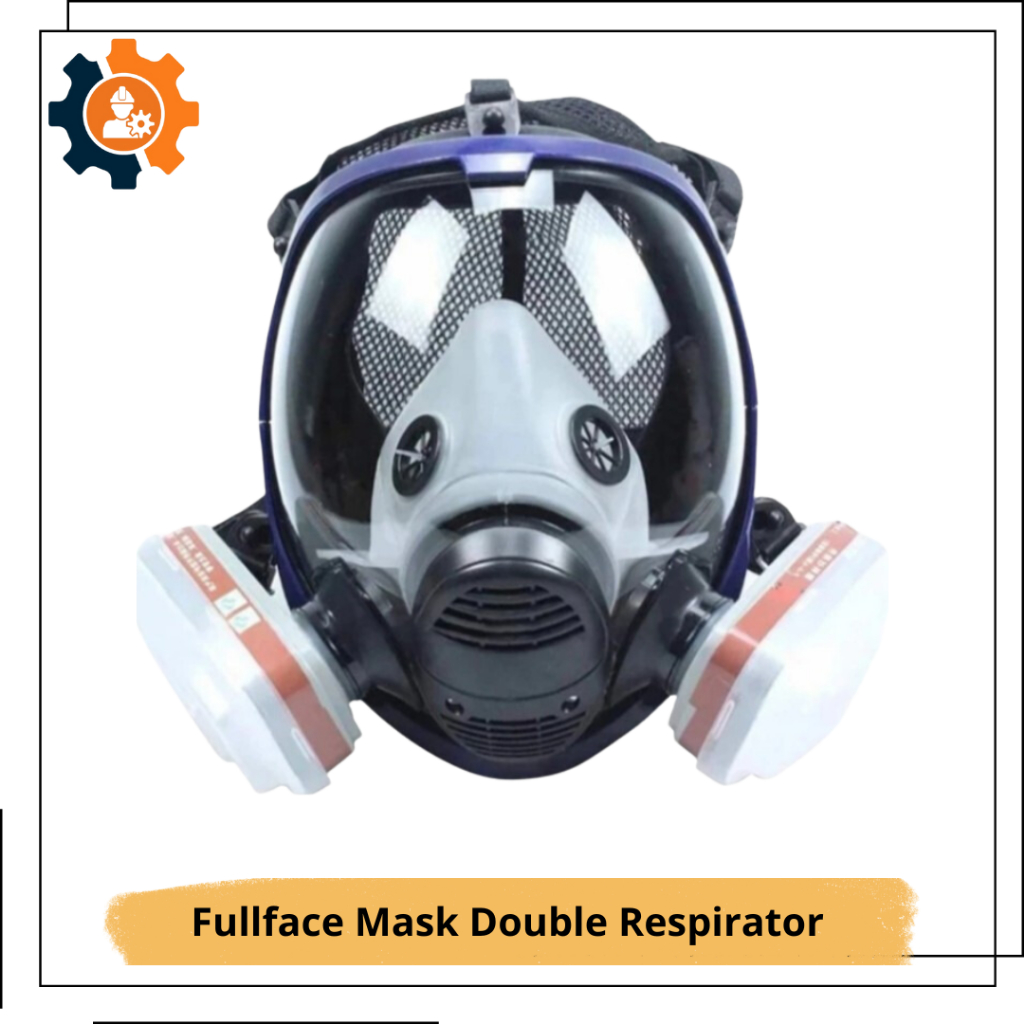 Jual Masker Full Face Double Respirator + Filter - Masker Full Face ...