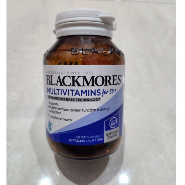 Jual Blackmores Multivitamins For 50+ Release 60 Tablets | Shopee Indonesia