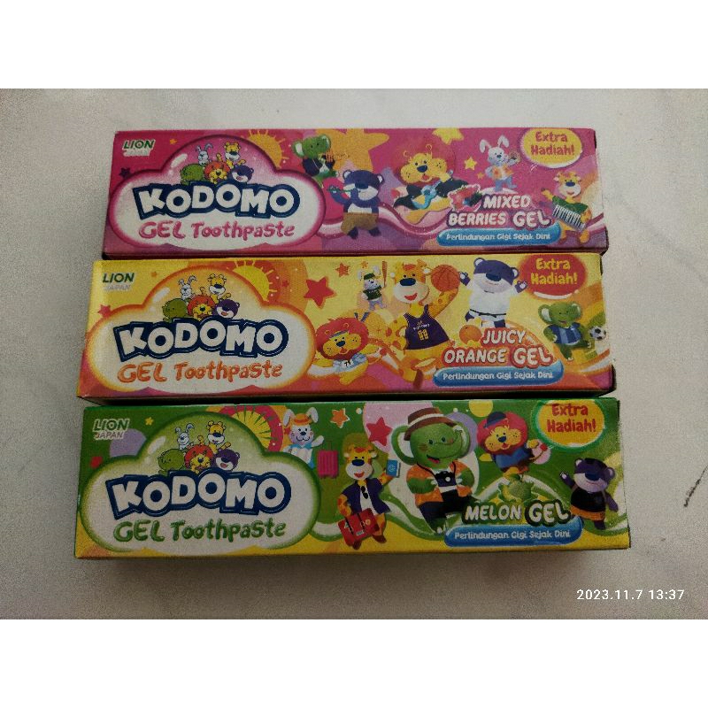 Jual Kodomo Gel Toothpaste 45 g | Shopee Indonesia