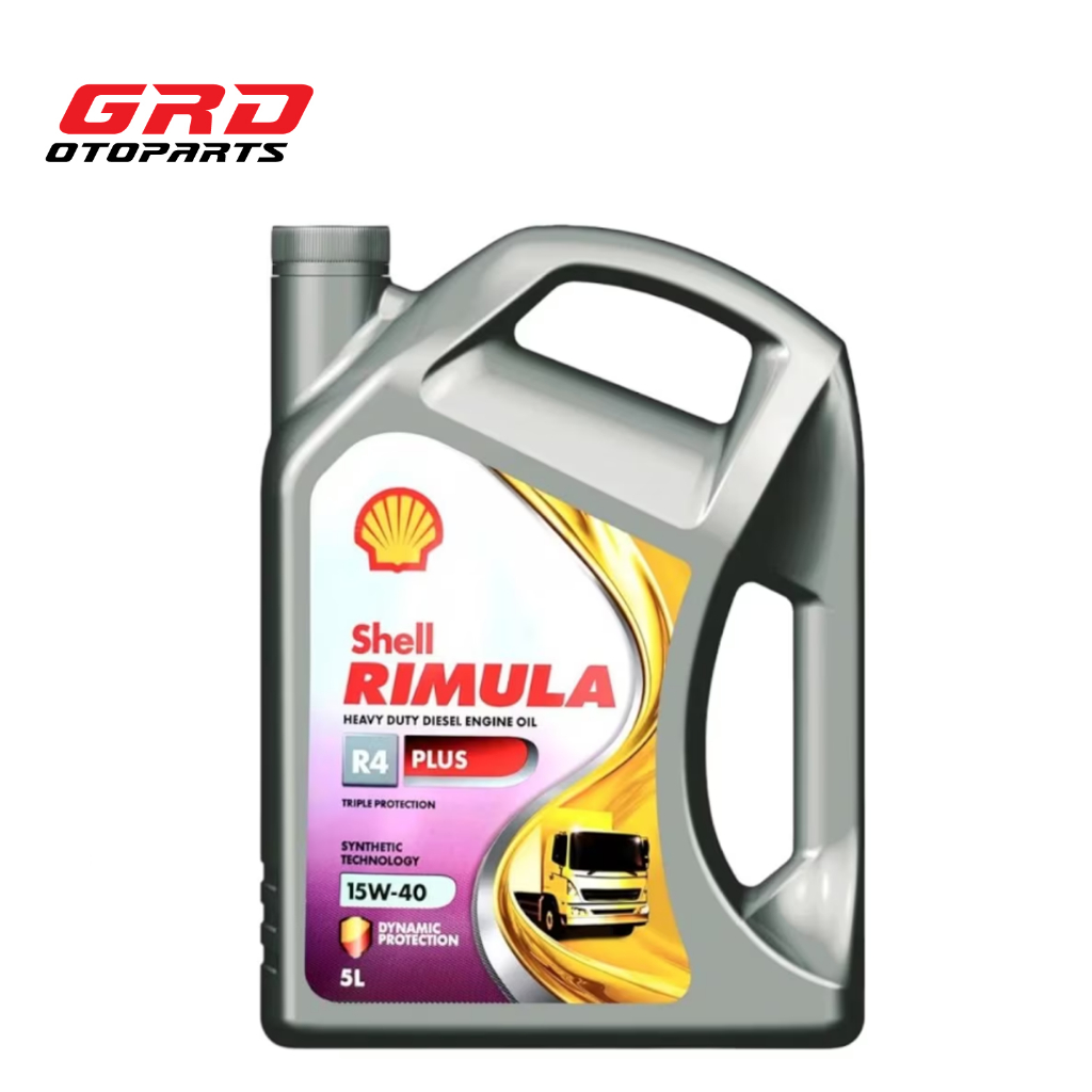 Jual Oli Mesin Mobil Shell Rimula R4 Plus (5L) | Shopee Indonesia