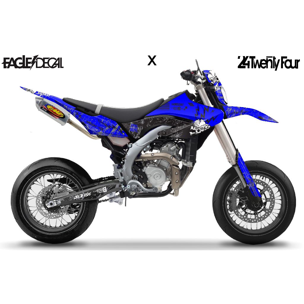 Jual DECAL WR155 DESIGN GAME OVER ( BEBAS CUSTOM ) | Shopee Indonesia