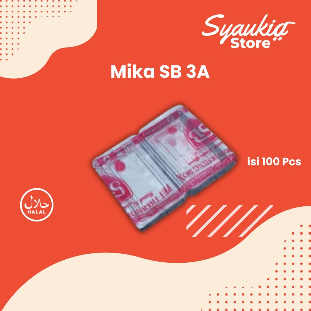 Jual Plastik Mika 3A Kemasan isi 100 Pcs Pembungkus Makanan - Syaukia ...