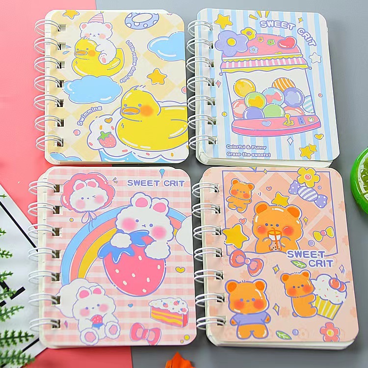 Jual VOOVA A7 Cute Mini Coil Notebook Girly Notepad Portable Portable ...