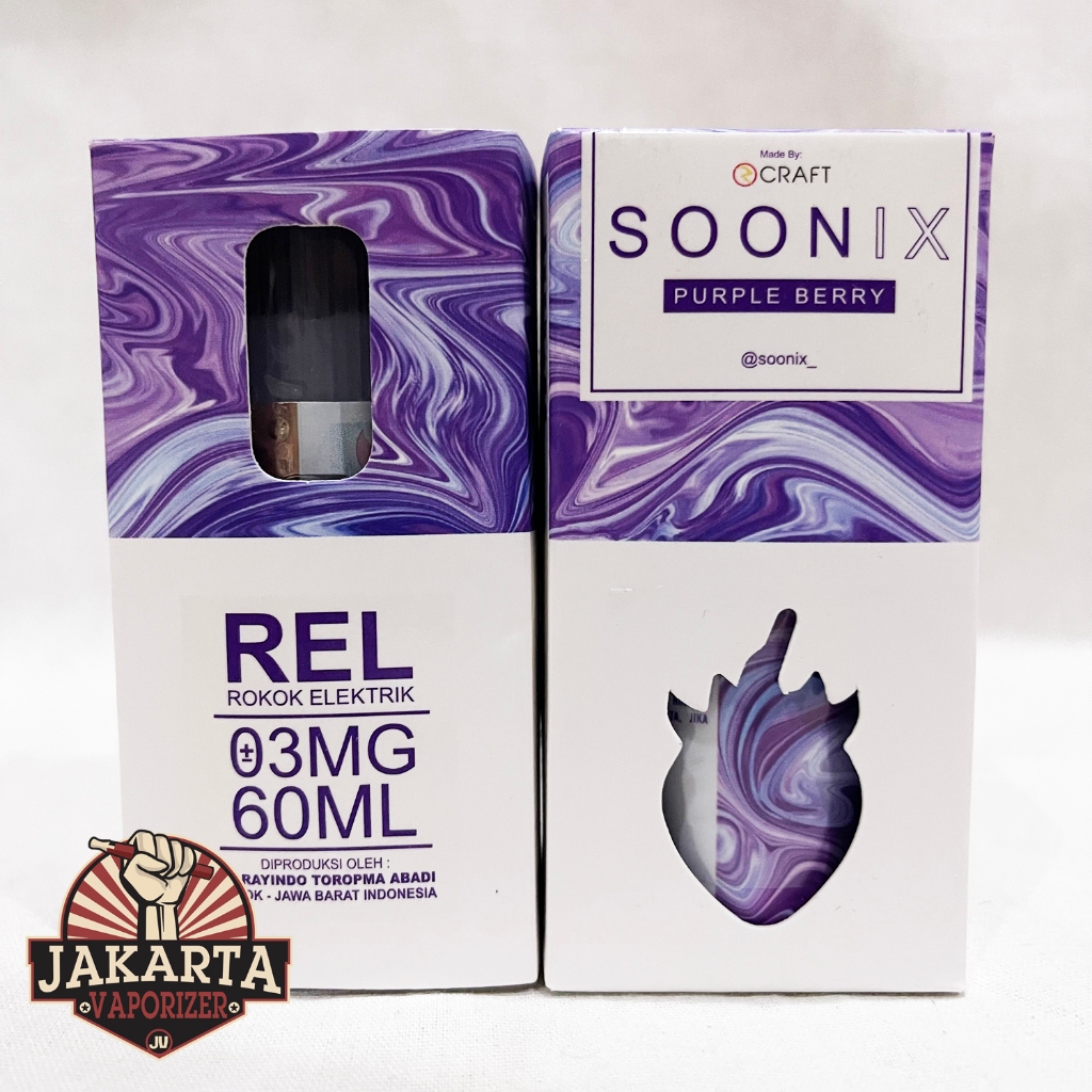 Jual SOONIX PURPLE BERRY 60ML 3MG BY RCRAFT X SUPERSONIX | Shopee Indonesia