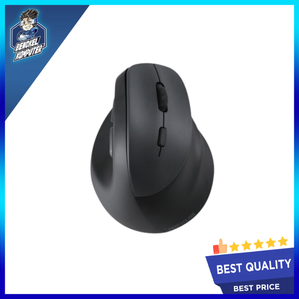 Jual MOUSE GAMING VERTICAL REXUS QV-260 BLACK | Shopee Indonesia