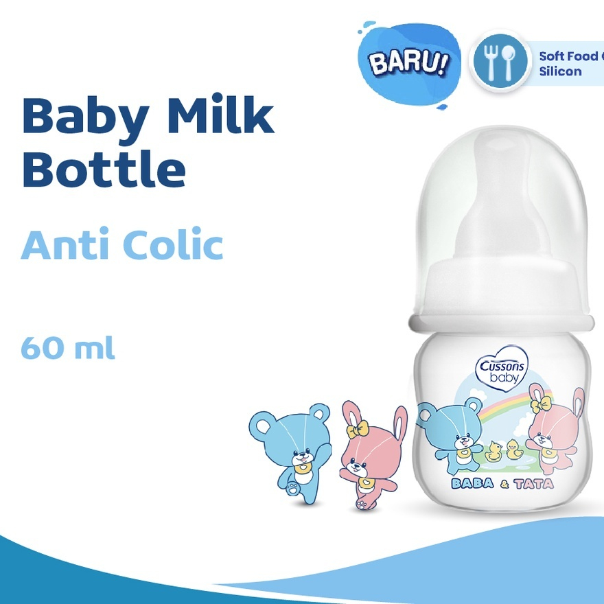 Jual Cussons Baby Milk Bottle BPA Free - Botol Susu - Dot Bayi 60ml ...