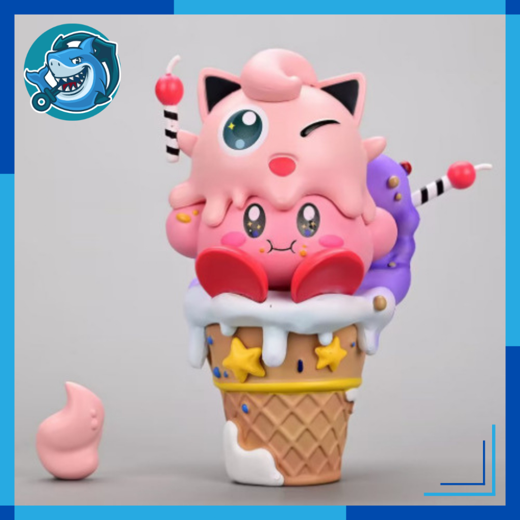 Jual Pokemon Action Figure Deli Melted Ice Cream Pikachu Snorlax Gengar ...