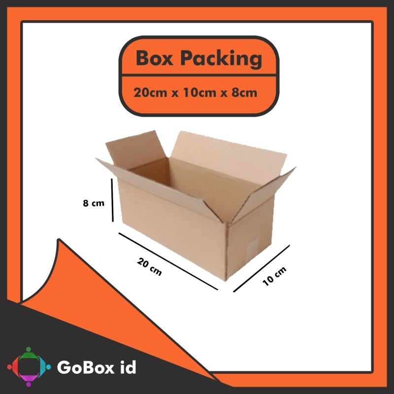 Jual KARDUS BARU Uk 20x10x8 Cm | Kardus Polos | Online Shop | Kardus ...