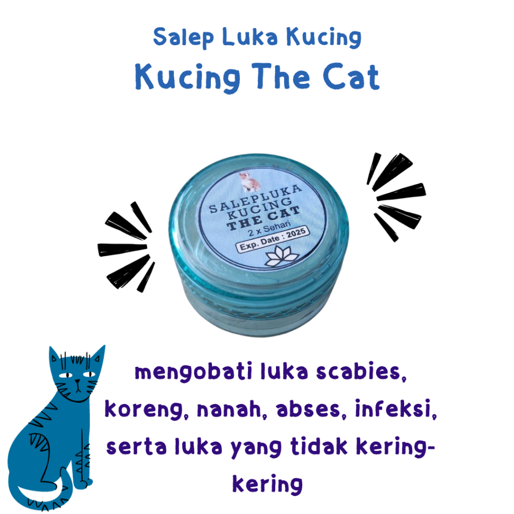 Jual SALEP LUKA Kucing The Cat - Obat Luka Kucing / Anjing - Salep ...