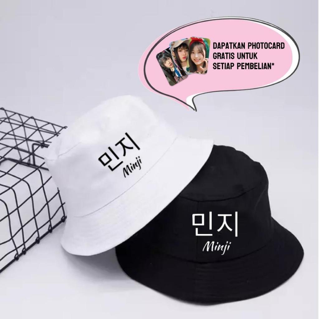 Jual TOPI BUCKET NEWJEANS NAMA KOREA MINJI HANNI DANIELLE HAERIN HYEIN ...