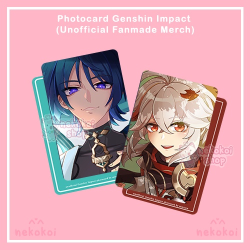 Jual Photocard genshin impact unofficial kazuha kaedehara wanderer ...
