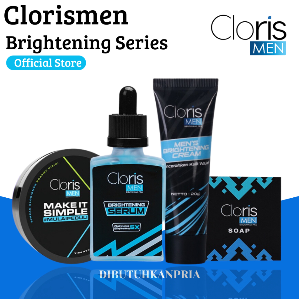 Jual CLORIS MEN Clorismen Paket Lengkap Skincare Pria Soap Sabun ...