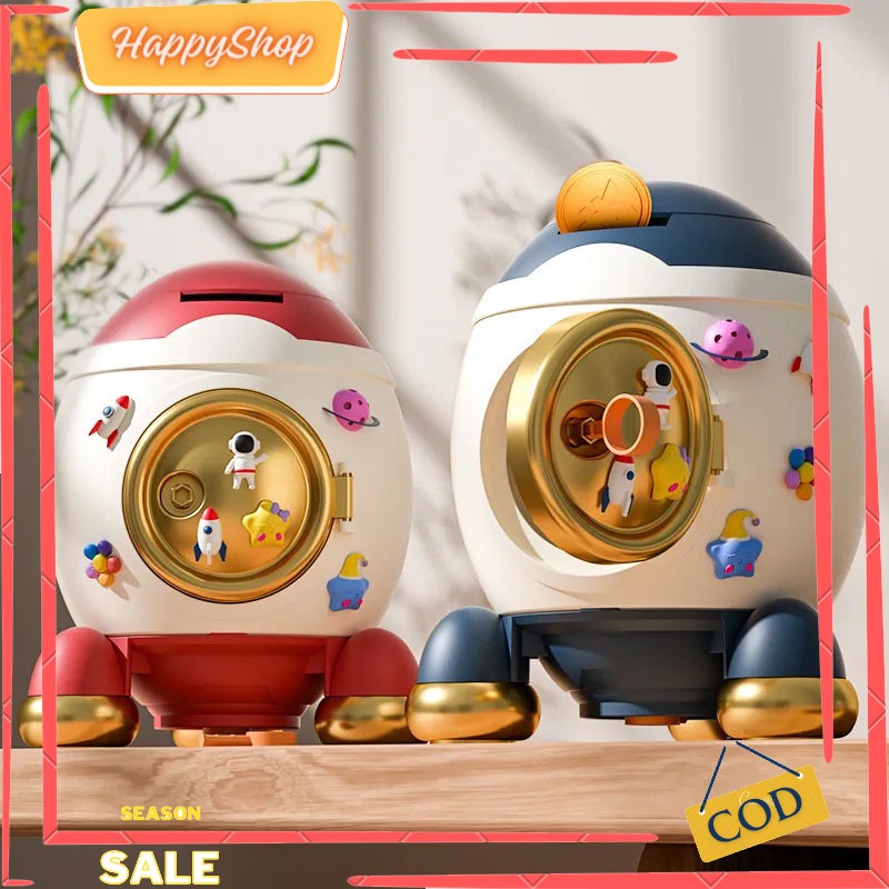 Jual Celengan Koin Bentuk Rocket Kartun Lucu Untuk Tabungan Mainan Anak ...