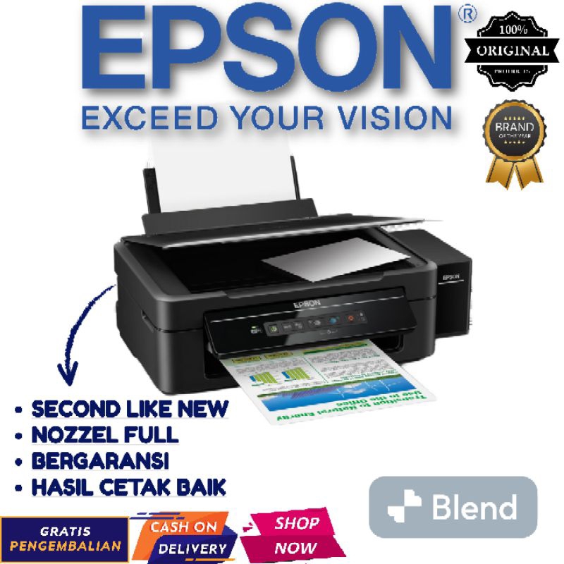Jual PRINTER EPSON L355/L365 SCAN COPY WIFI DIRECT | Shopee Indonesia