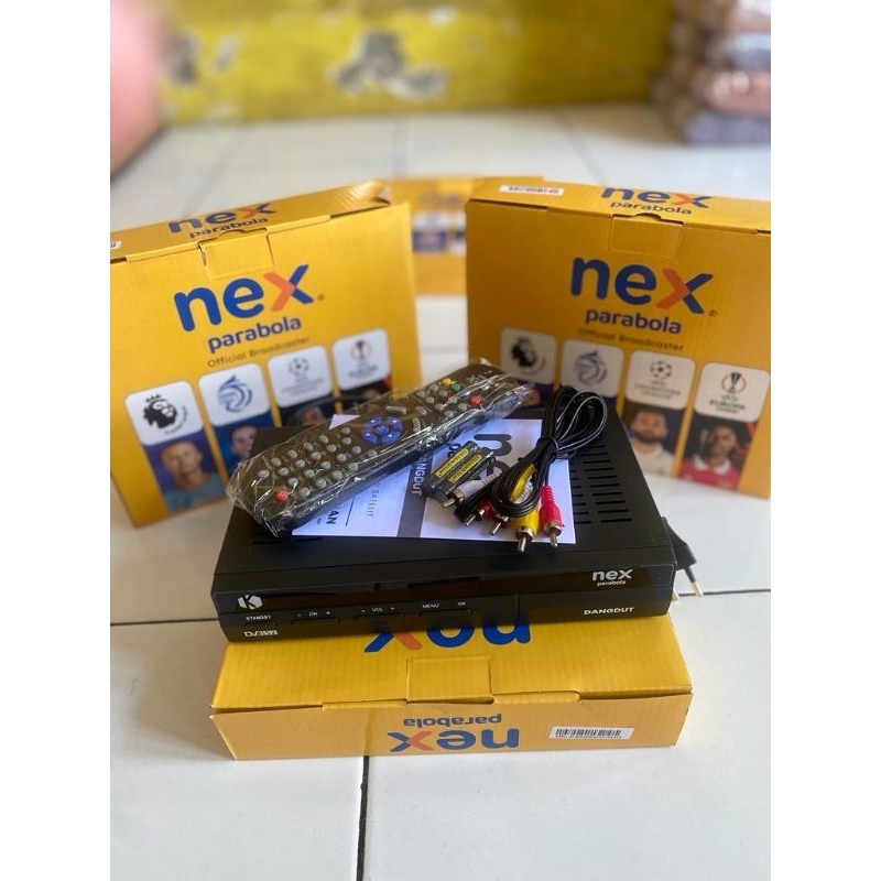 Jual RECEIVER NEX PARABOLA KUNING Hybrid C KUBand | Shopee Indonesia
