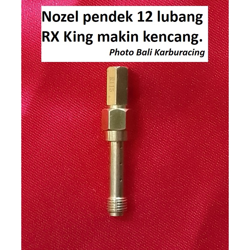 Jual Nozzle RX King PNP main jet PWK spek Racing 12 lubang plus 3 ...