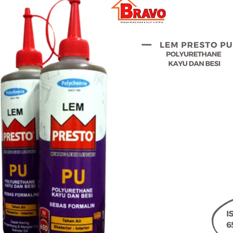 Jual LEM PRESTO PU 650GR (LEM SERBAGUNA KAYU BESI) | Shopee Indonesia