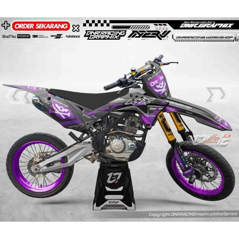 Jual Decal Klx, Klx BF, Gordon, Dtracker, Crf, WR Supermoto/Motocross ...