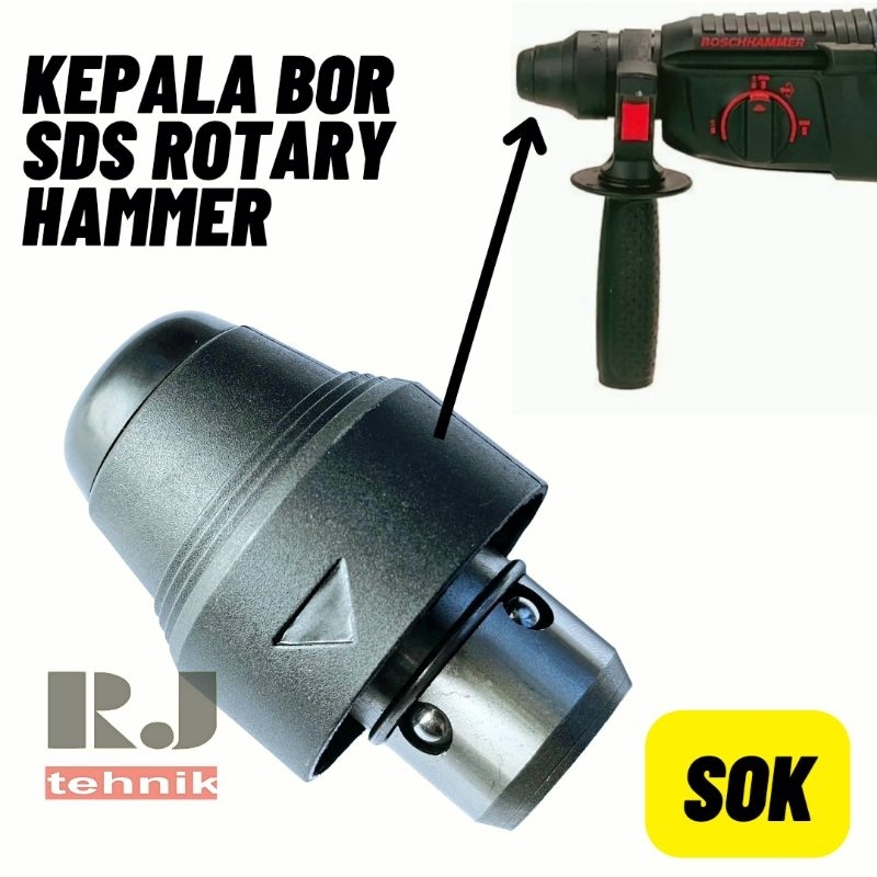 Jual Kepala Bor SDS Rotary Hammer Cover Chuck GBH 226 DRE GBH226 Sok | Shopee Indonesia