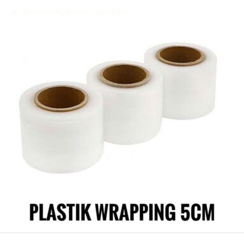 Jual Plastik wrap transparan plastic wrapping 5cm x 200m | Shopee Indonesia